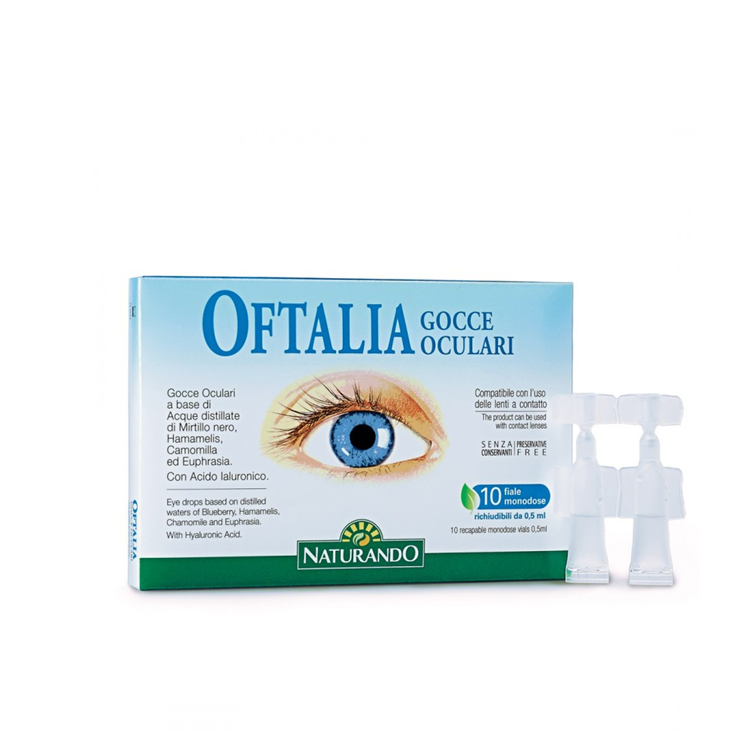 Oftalia Gotas 10 Frascos Monodose Reaplicáveis - Naturando | Enetural.com