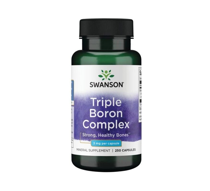 Triple Boron Complex 3 mg 250 Cápsulas Swanson | Enetural.com