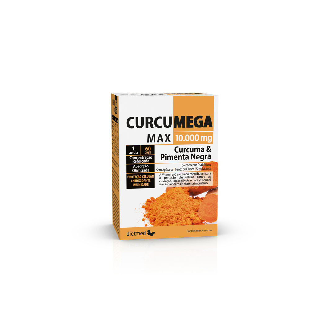 Curcumega Max 10.000mg 60 cápsulas - Dietmed | Enetural.com