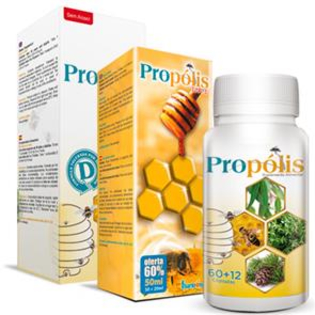 Pack Propólis - Spray | Cápsulas | Xarope | Enetural.com
