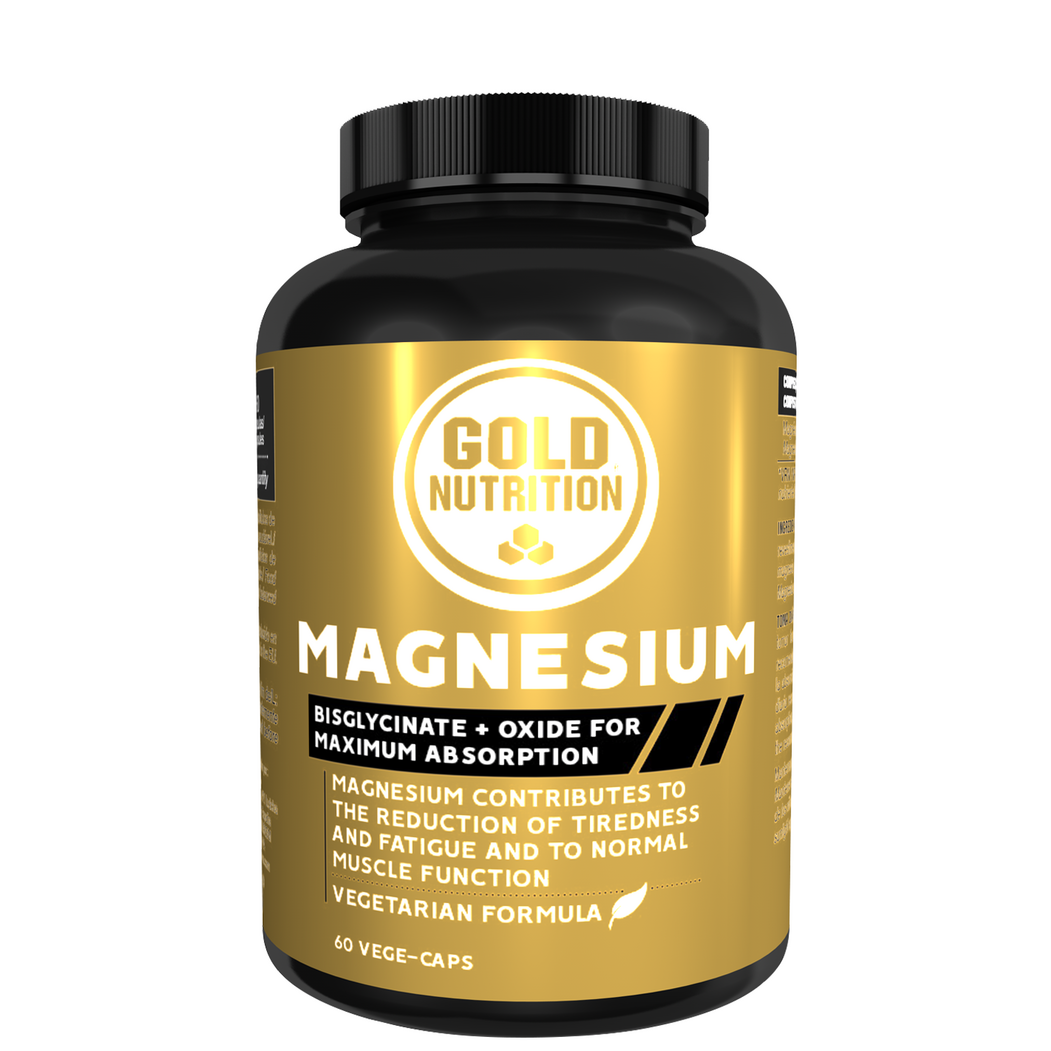 Magnesium 600mg 60 cápsulas GoldNutrition | Enetural.com