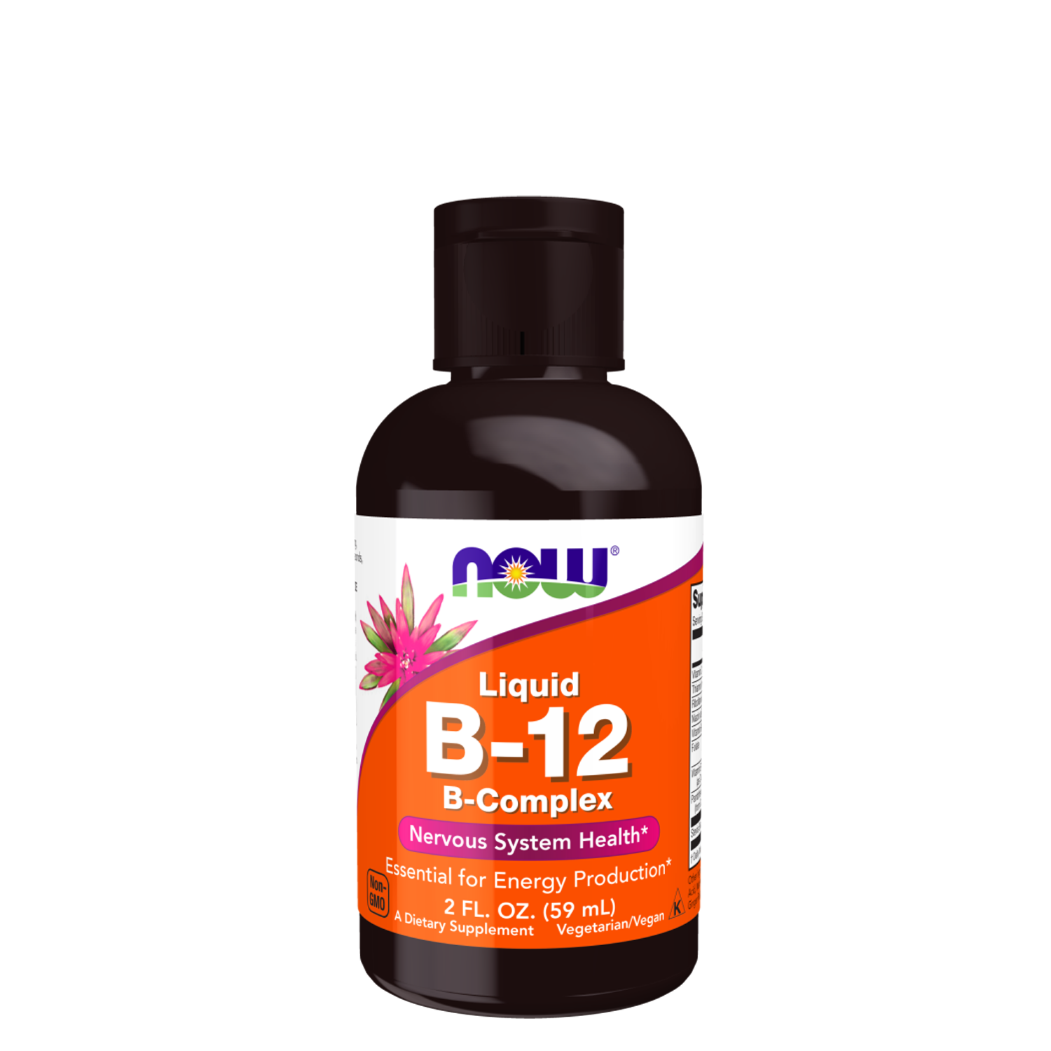 Vitamin B-12 liquid complex - NOW | Enetural.com