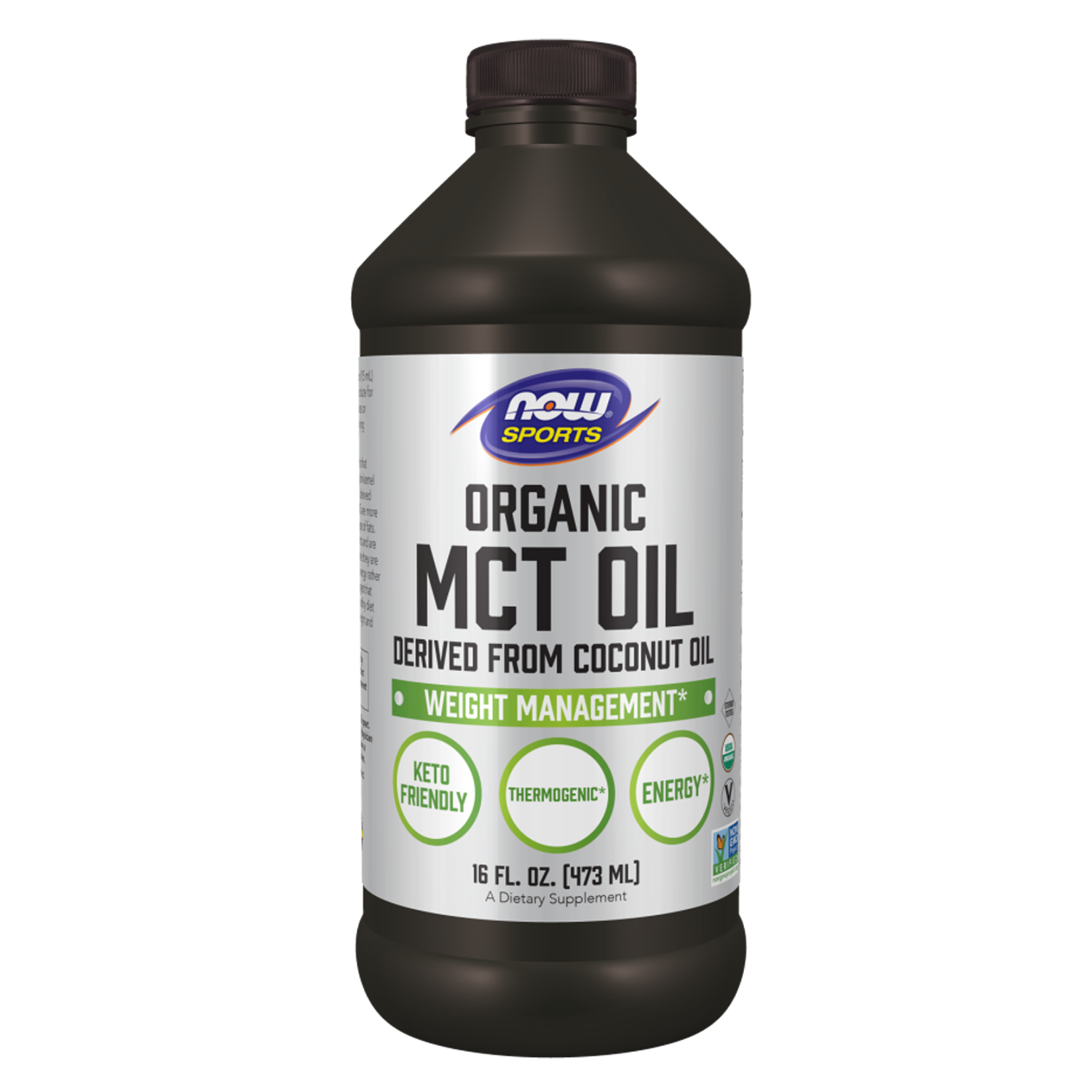 MCT (Medium Chain Triglycerides) Oil 473 ml - Now Sports | Enetural.com